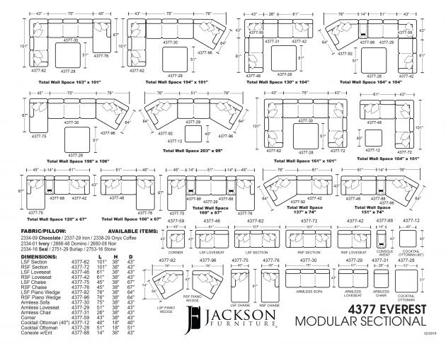 Everest Modular Sectional LSF Section – The Bargain Furniture
