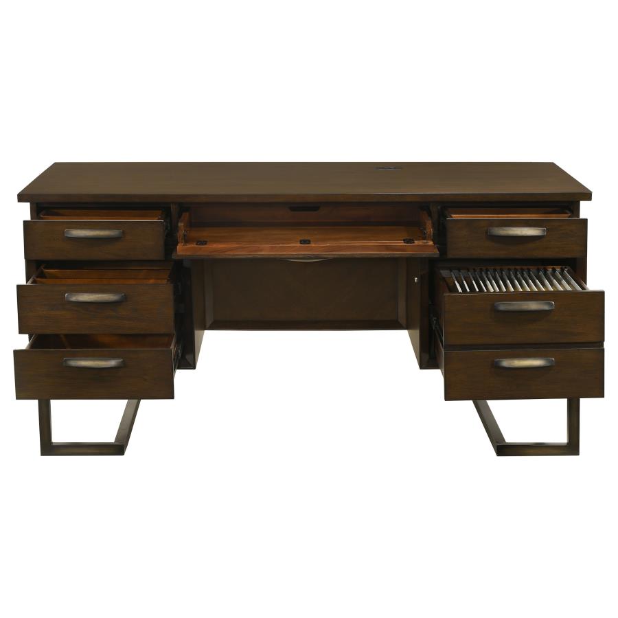 Marshall Brown Executive Desk The Bargain Furniture